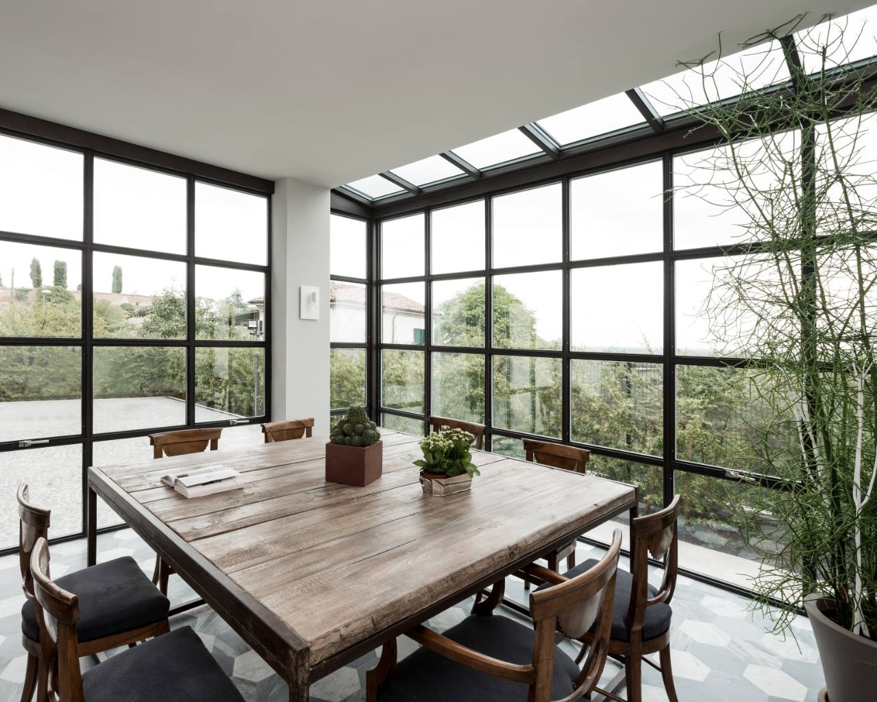 Veranda privata - CP Sistemi - Sistemi in acciaio per infissi e ...